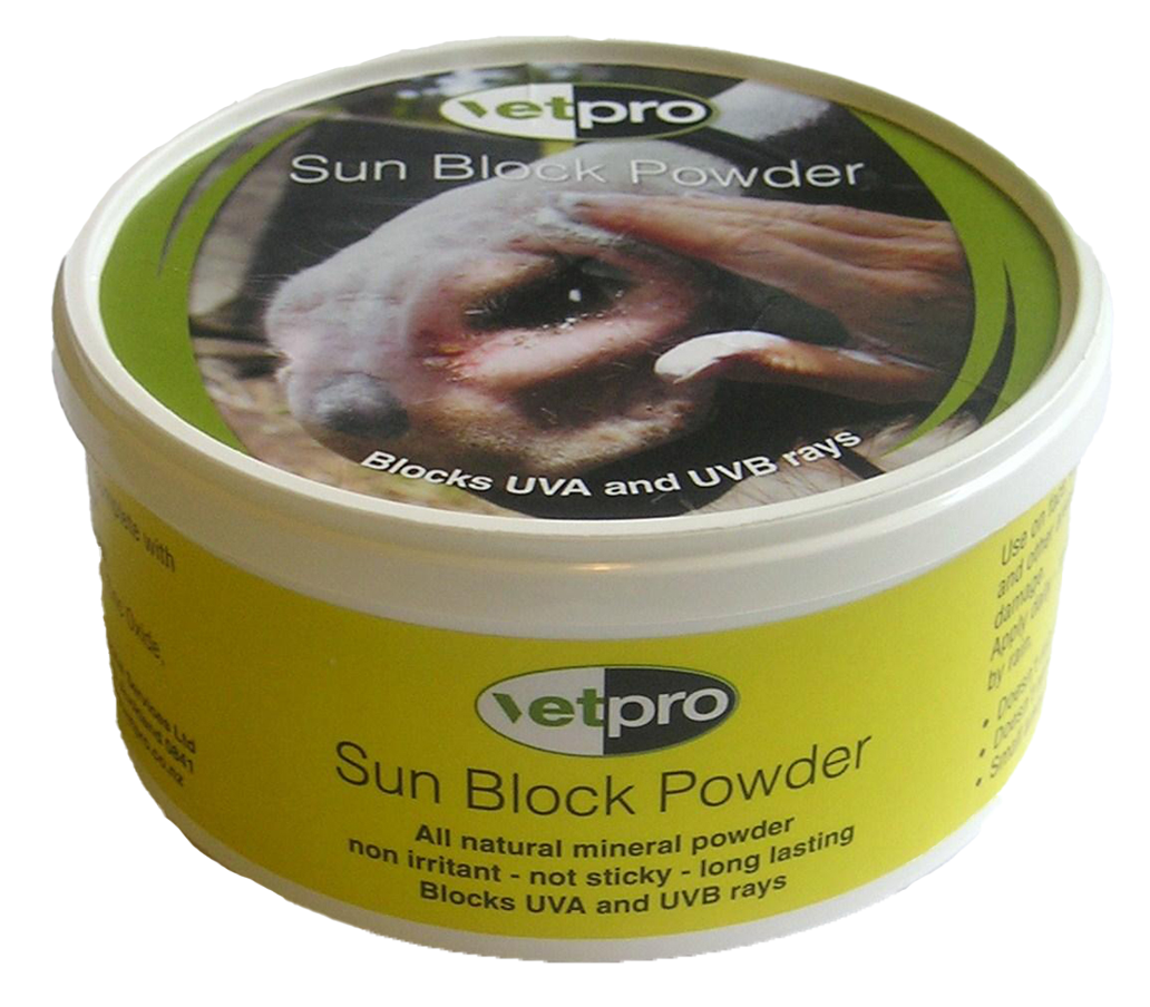 Vetpro SunBlock Powder 120g – farmlands-nz